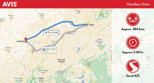 Jaipur to Jodhpur Distance & Road Trip Guide | Avis India